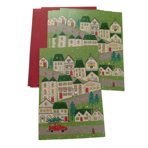 Hallmark | Party Supplies | Gwp 5 New Hallmark Christmas Card Buildings ...